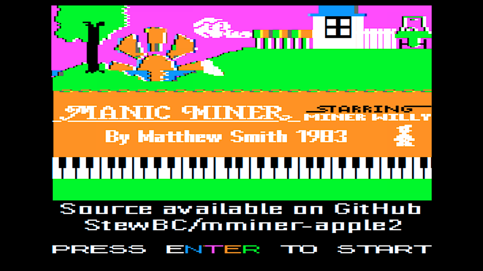 Manic Miner for the Apple II Released – Call-A.P.P.L.E.